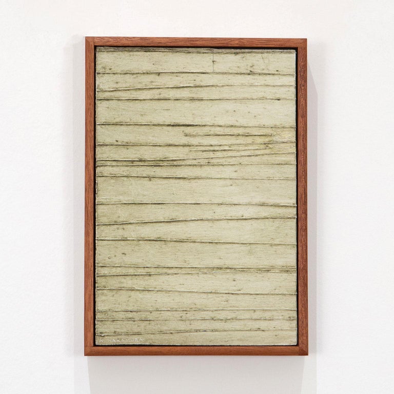 Kazuo Nakamura - Untitled, Oil Painting on Hardwood, 1957 For Sale at ...