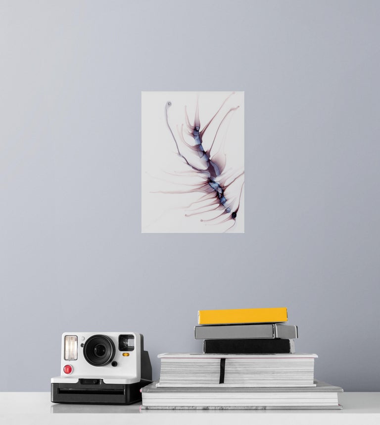 KC Pollak - Worry, Original Contemporary Minimalist Abstract Ink ...