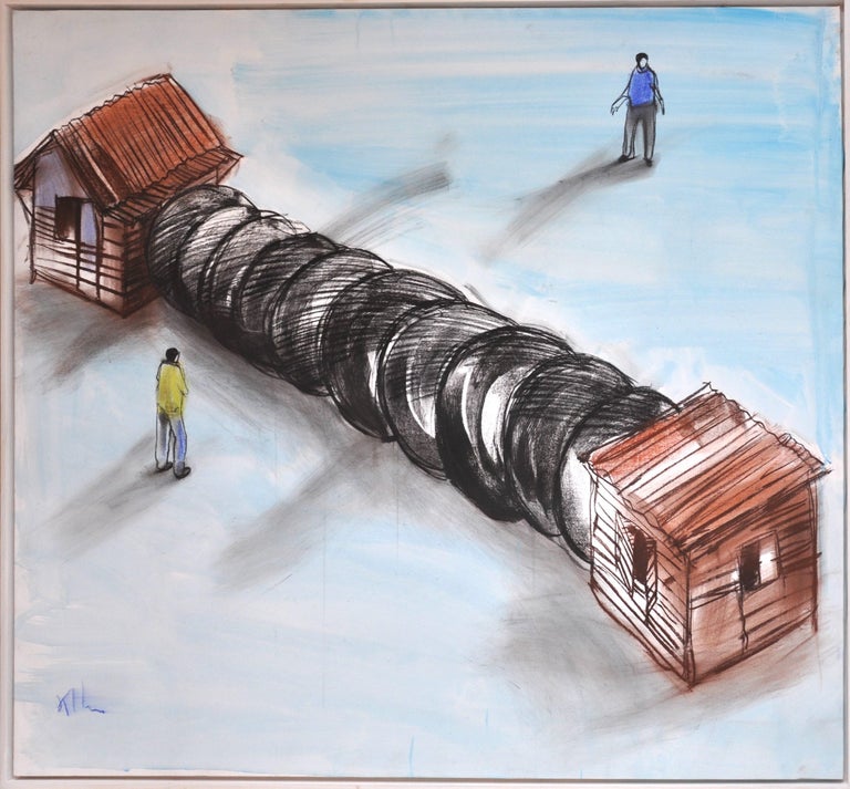 KCHO (Alexis Leyva Machado) - Untitled - Original Mixed Media by KCHO ...