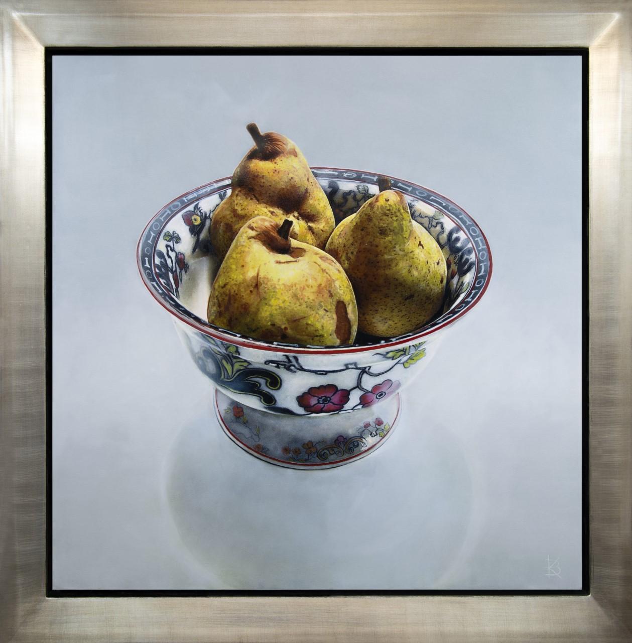 Kees Blom - Old Dutch Pears- 21st Century Contemporary Realistic Still-life Painting at 1stDibs ...