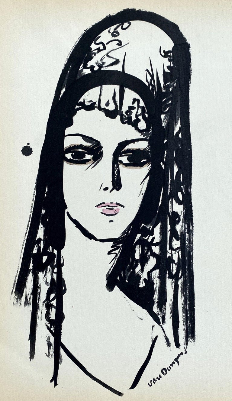 Kees van Dongen - Spanish Woman - Lithograph and Stencil - Plate Signed ...