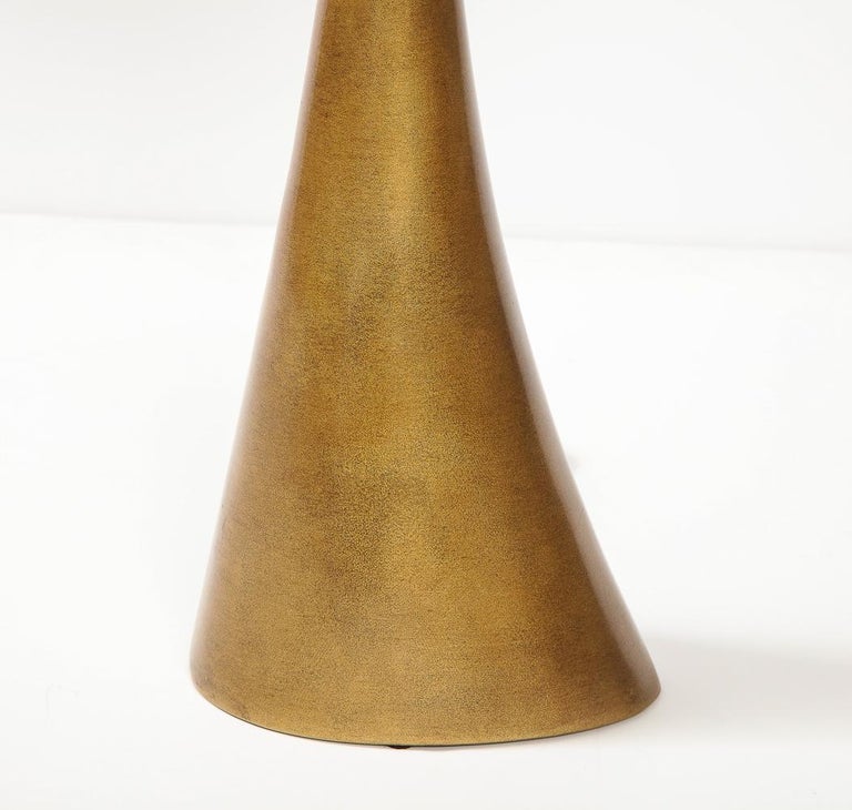 Kei, Studio-Built Bronze Table Light by Alexandre Logé For Sale at 1stDibs