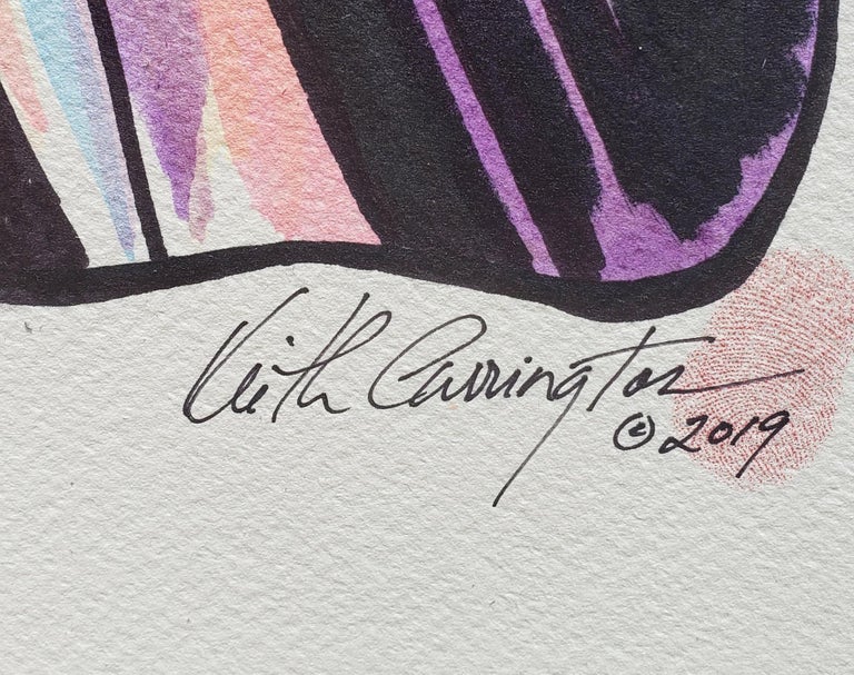 Keith Carrington - A New Dawn Ink Watercolor On Paper For Sale at 1stDibs