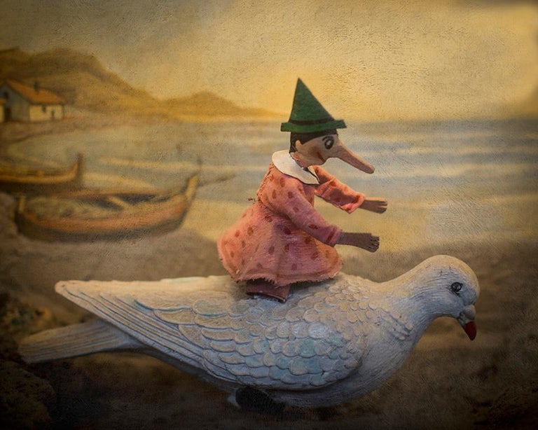 Keith Carter b.1948 - Pinocchio on Dove For Sale at 1stDibs