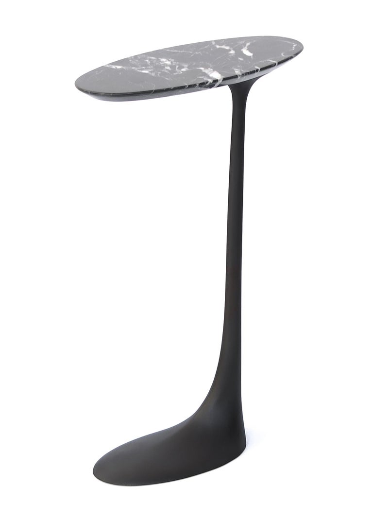 Keith Drink Table with Nero Marquina Marble Top by Fakasaka Design For ...