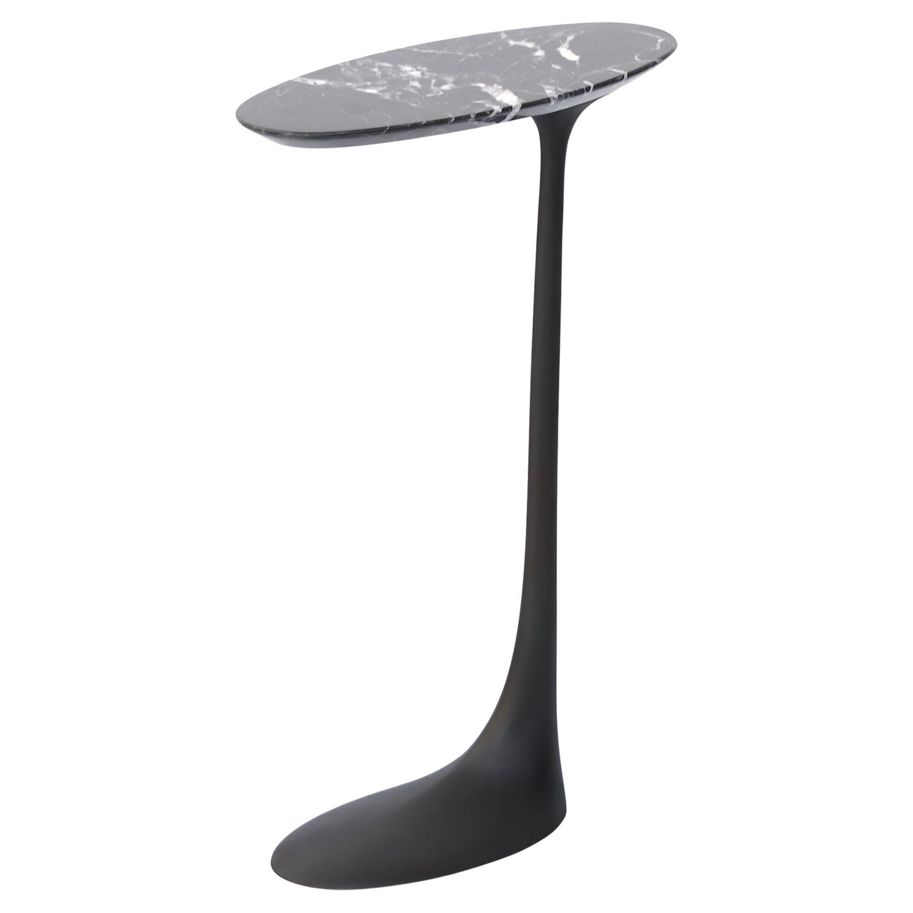Keith Drink Table with Nero Marquina Marble Top by Fakasaka Design For ...