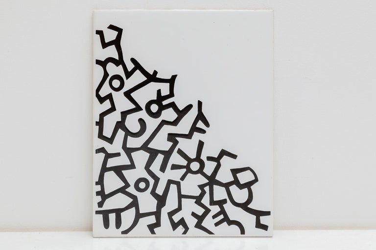Keith Haring 1980s Set of Nine Tiles Wall Decoration, Germany at 1stDibs