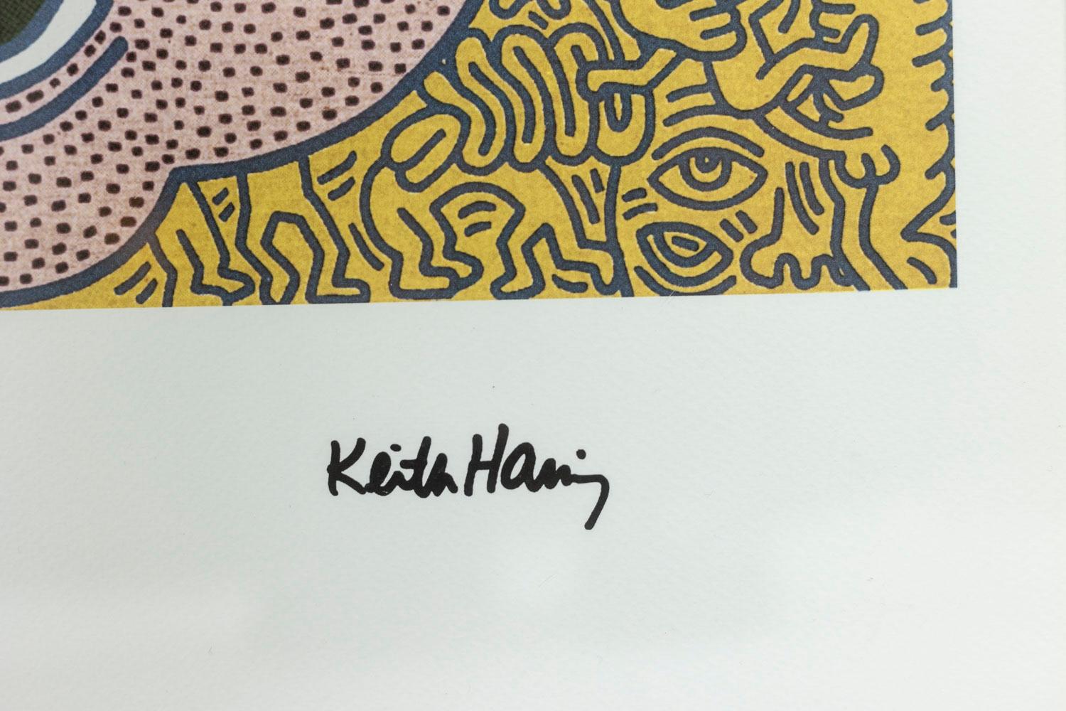 Keith Haring, Lithography, 1990s For Sale at 1stDibs