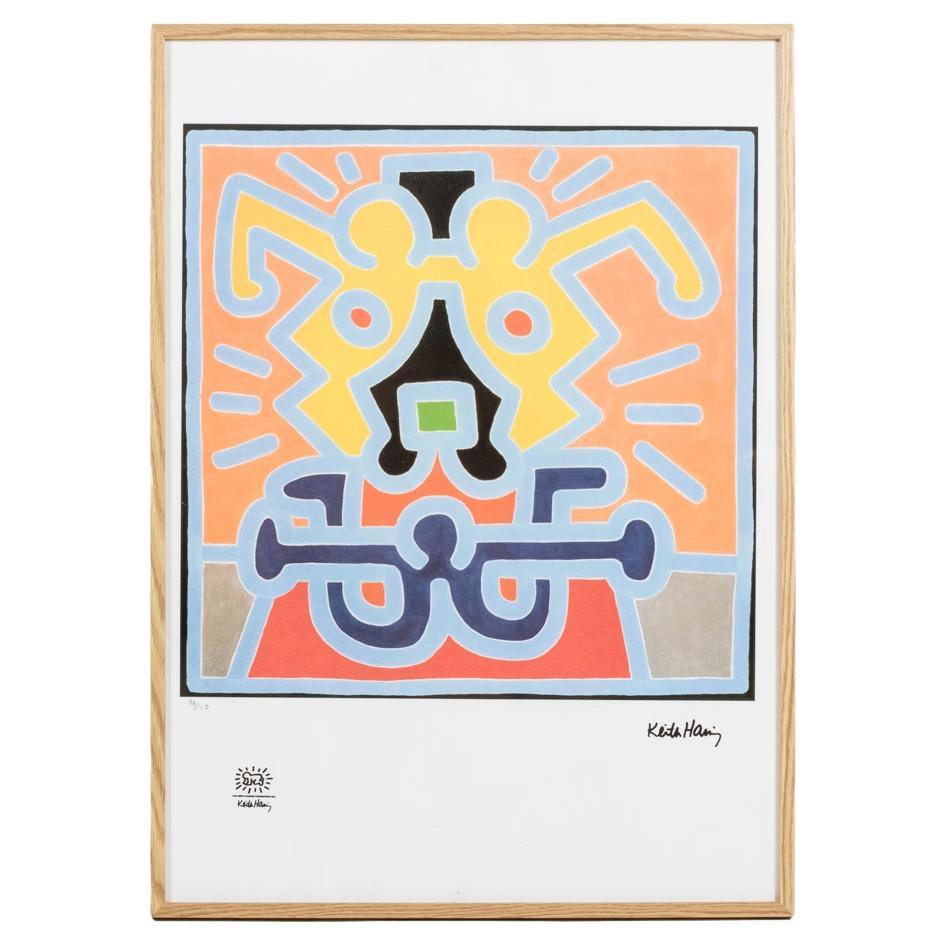 Vintage Keith Haring Handbill 'Featuring Photo of Haring as a Child ...