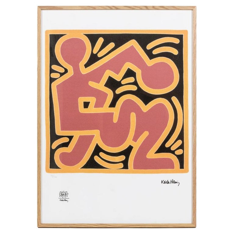 Keith Haring, Lithography, 1990s For Sale at 1stDibs