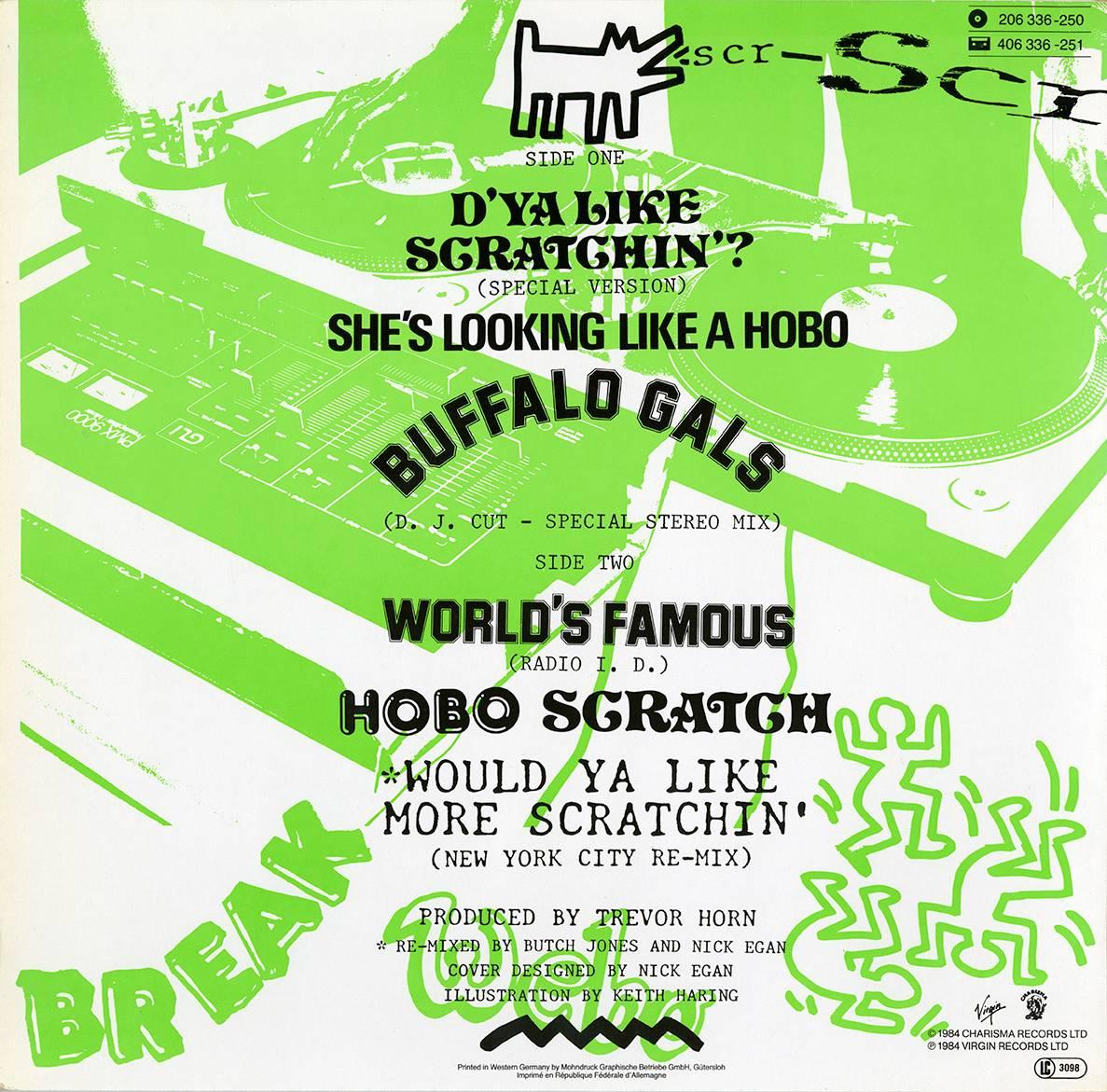 Raro disco original de Keith Haring (Keith Haring 1984) en venta en 1stDibs