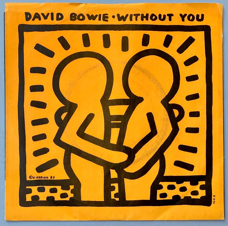 Keith Haring - Rare Original Keith Haring Vinyl Record Art at 1stDibs