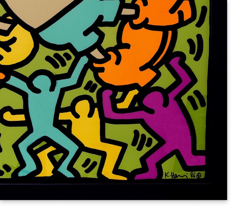 Keith Haring - Andy Mouse - Keith Haring - Vintage Poster 1986 at 1stDibs