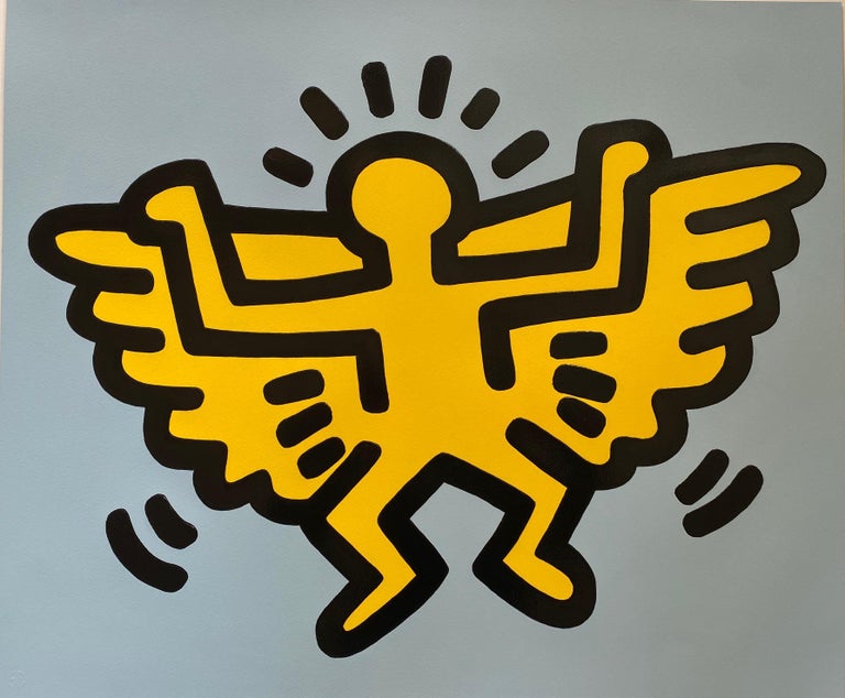 Keith Haring - Angel from Icons Portfolio For Sale at 1stDibs