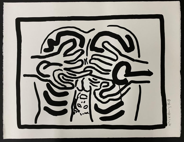 Keith Haring - Bad Boys at 1stDibs