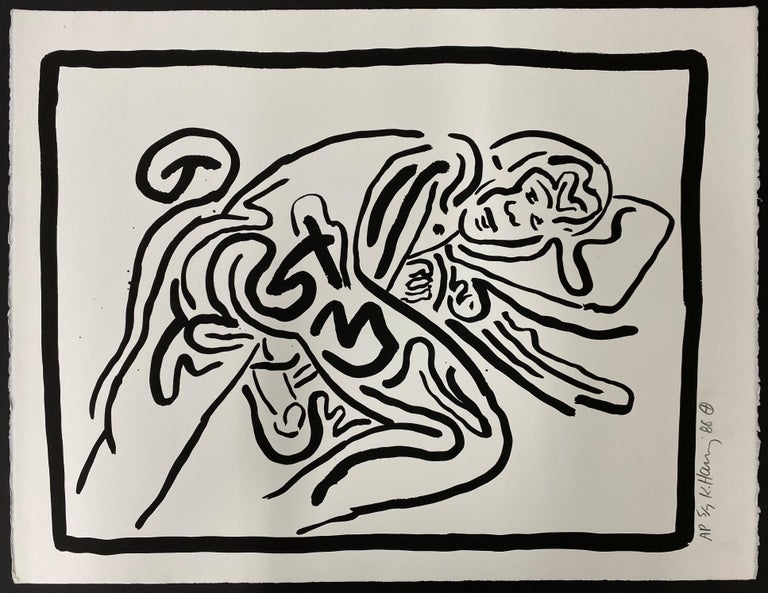 Keith Haring - Bad Boys at 1stDibs