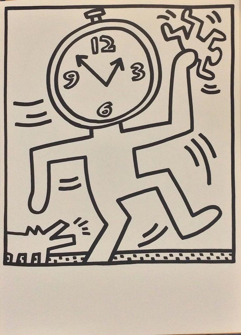 Keith Haring - Composition - Original Lithograph 1983 at 1stDibs