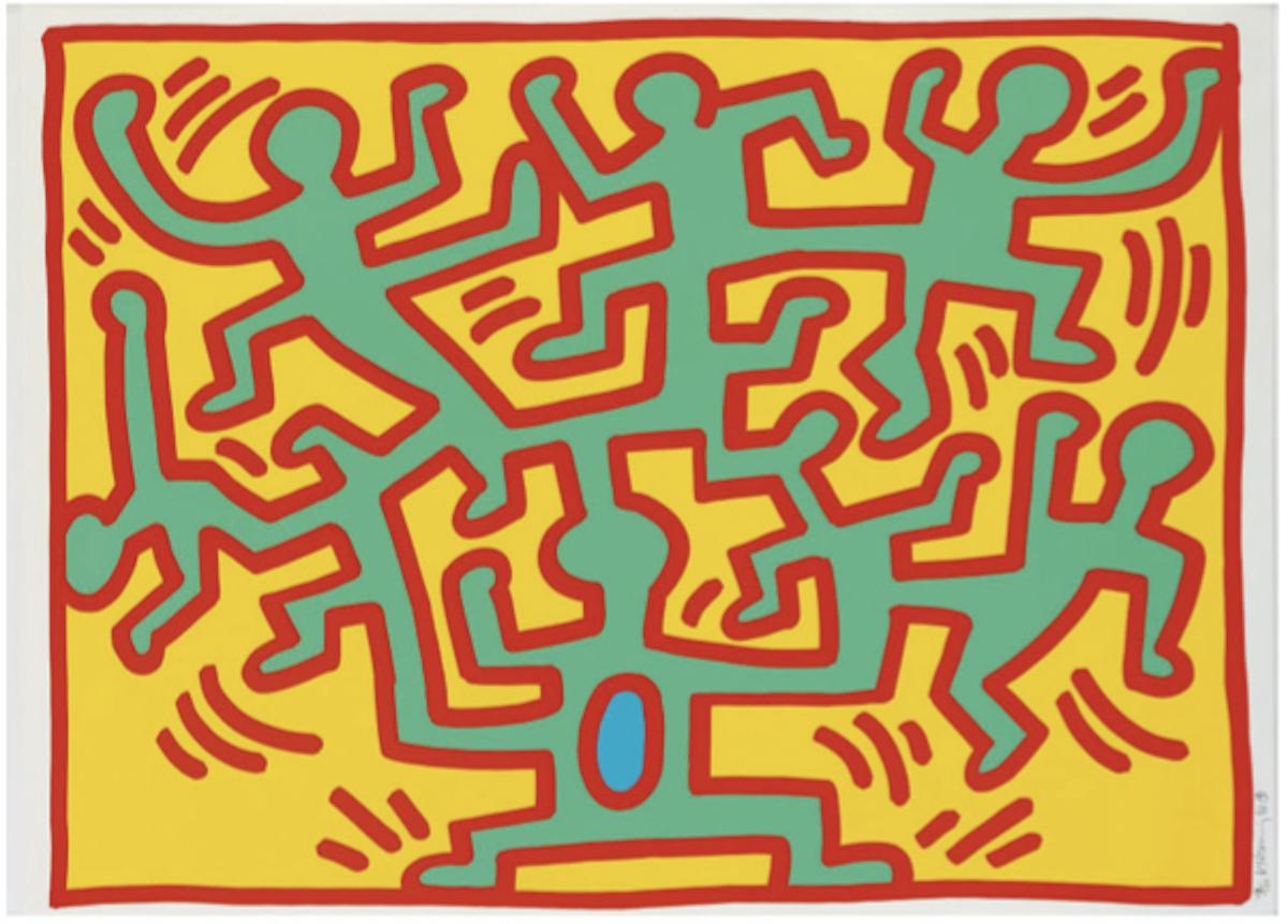Keith Haring - Growing Series I-V at 1stDibs
