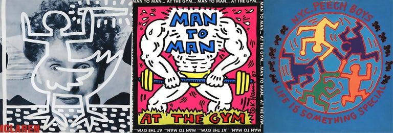 Keith Haring - Keith Haring Album Cover Art: set of 15+ works (1983 ...