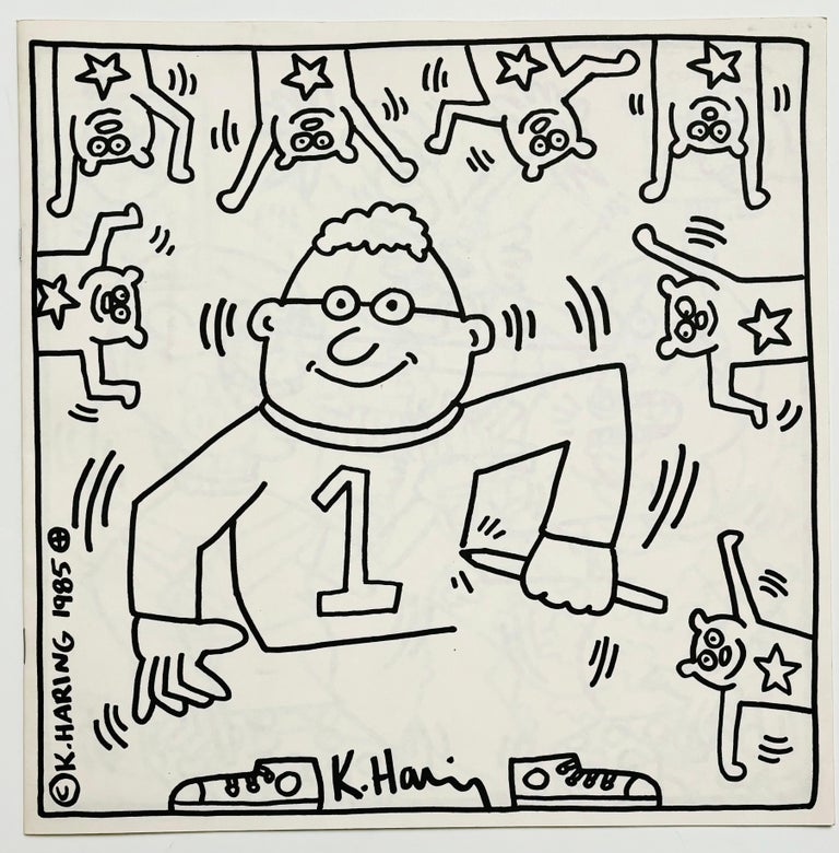 Keith Haring coloring book 1986 (Keith Haring Pop Shop 1986) - Great ...