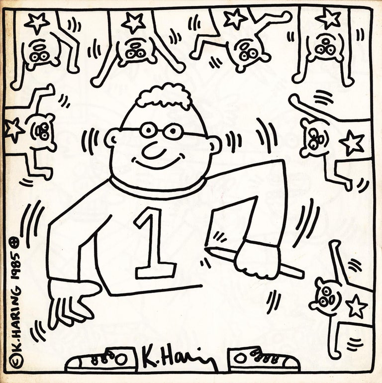 keith haring coloring pages printable