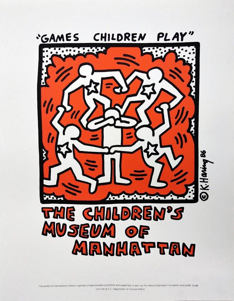 Keith Haring - Keith Haring Games Children Play at 1stDibs