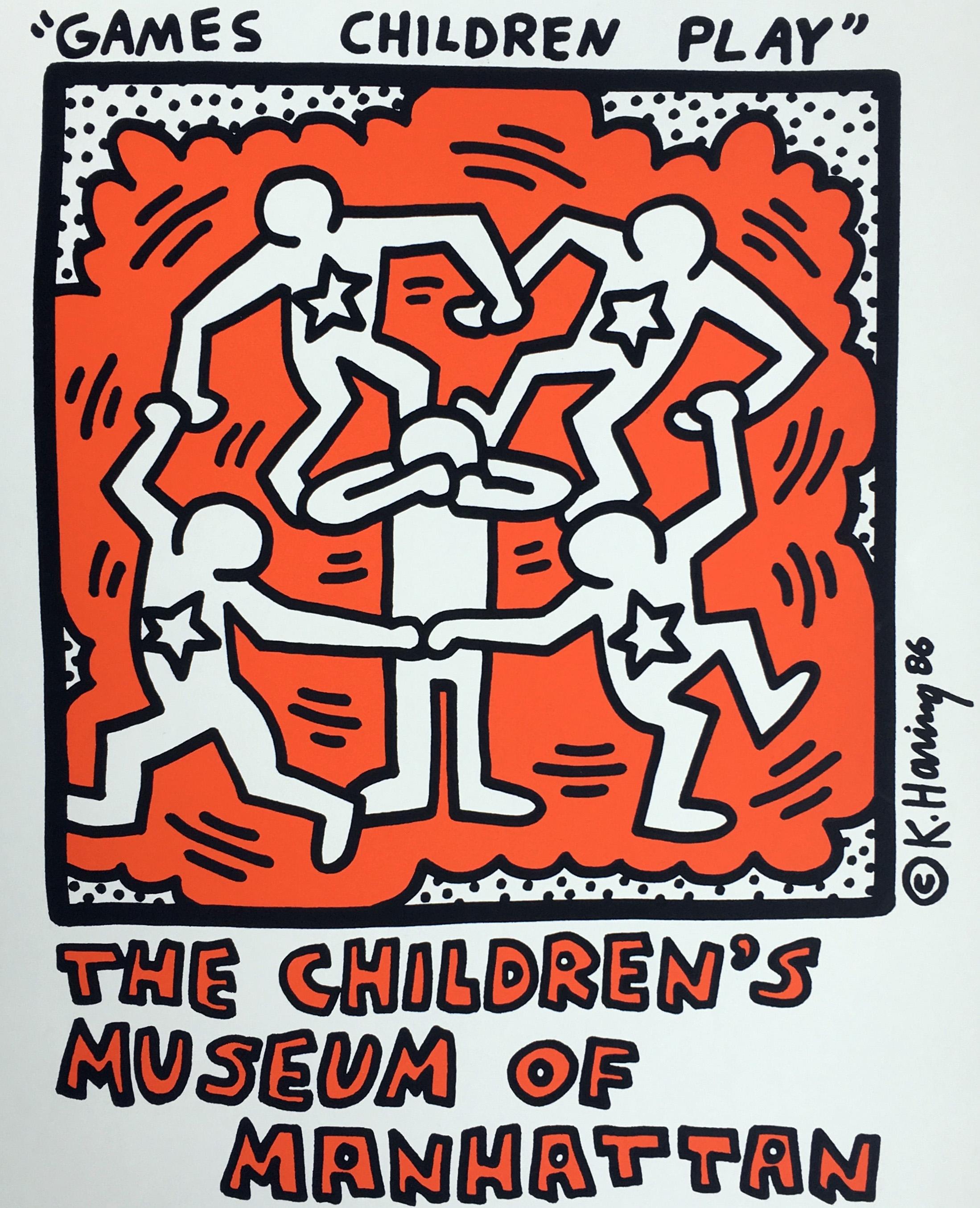 Keith Haring - Keith Haring Games Children Play at 1stDibs