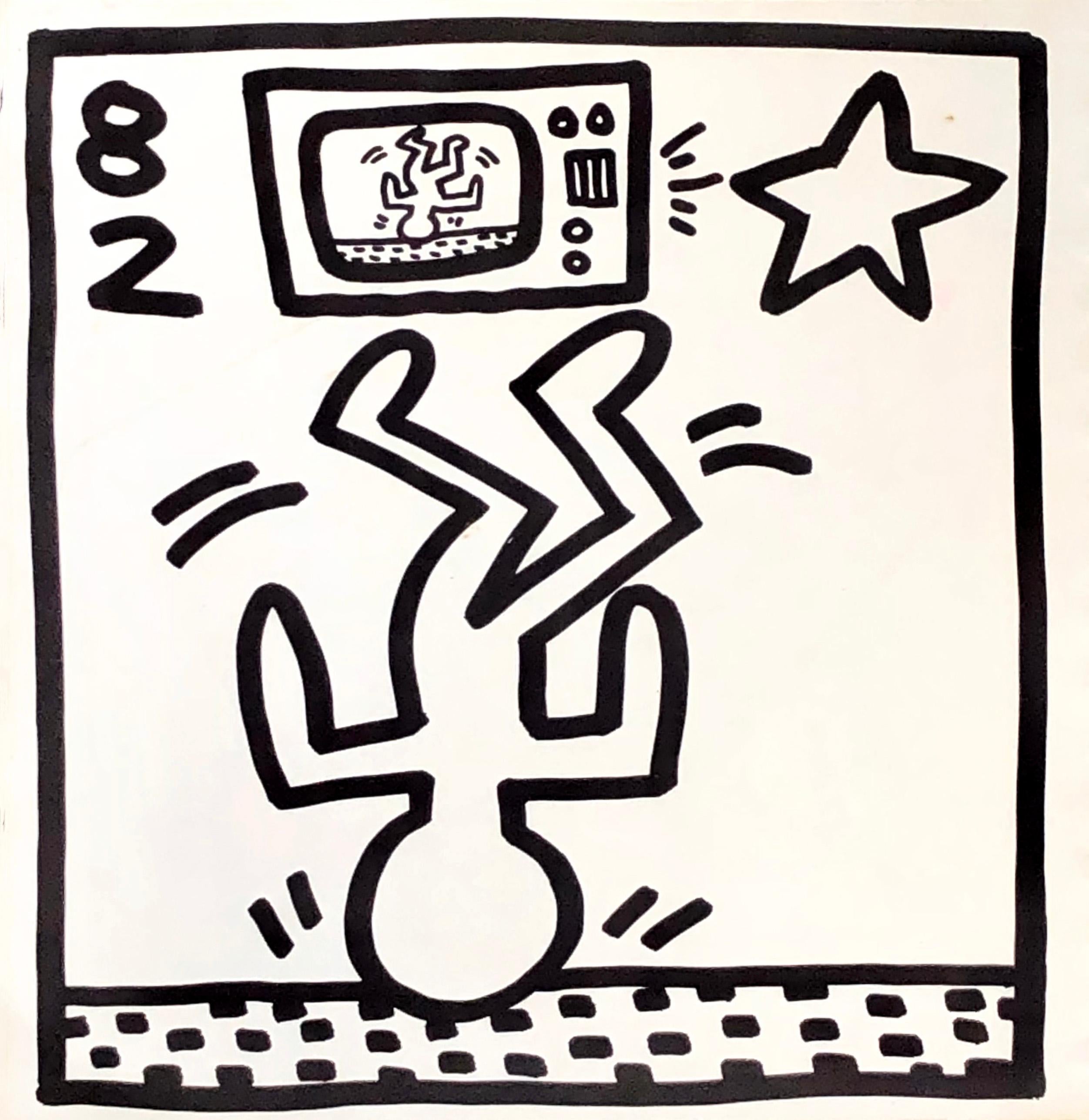 Keith Haring - Keith Haring illustrated announcement for Gay/Lesbian ...