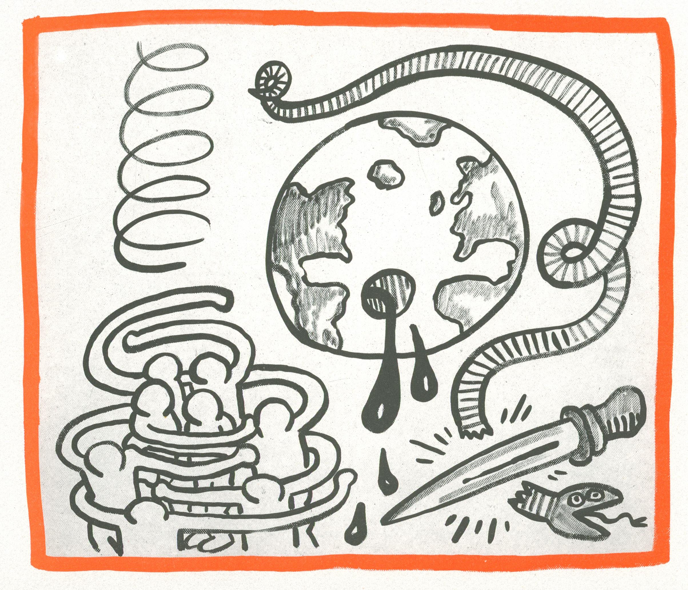 Keith Haring - Keith Haring Ignorance = Fear, 1989 (Keith Haring ACT UP ...
