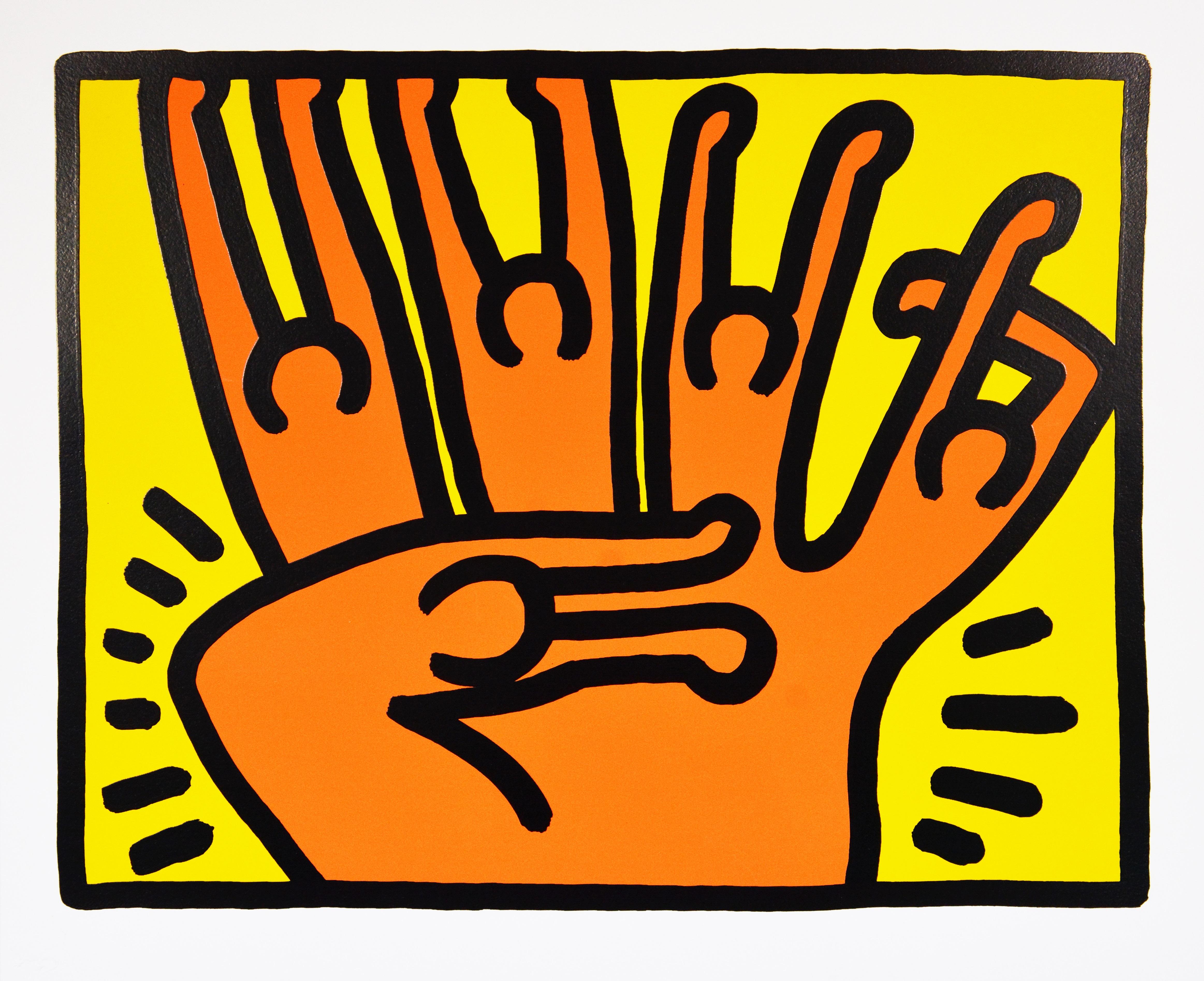 Keith Haring - Keith Haring illustrated announcement for Gay/Lesbian ...