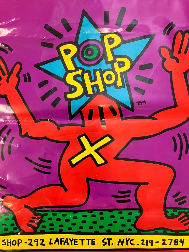 Keith Haring - Original 1980s Keith Haring Pop Shop bags set of 2 ...