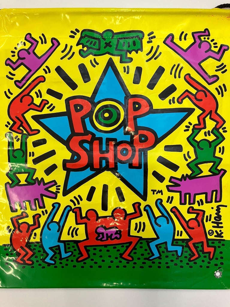 Keith Haring - Original 1980s Keith Haring Pop Shop bags set of 2 ...