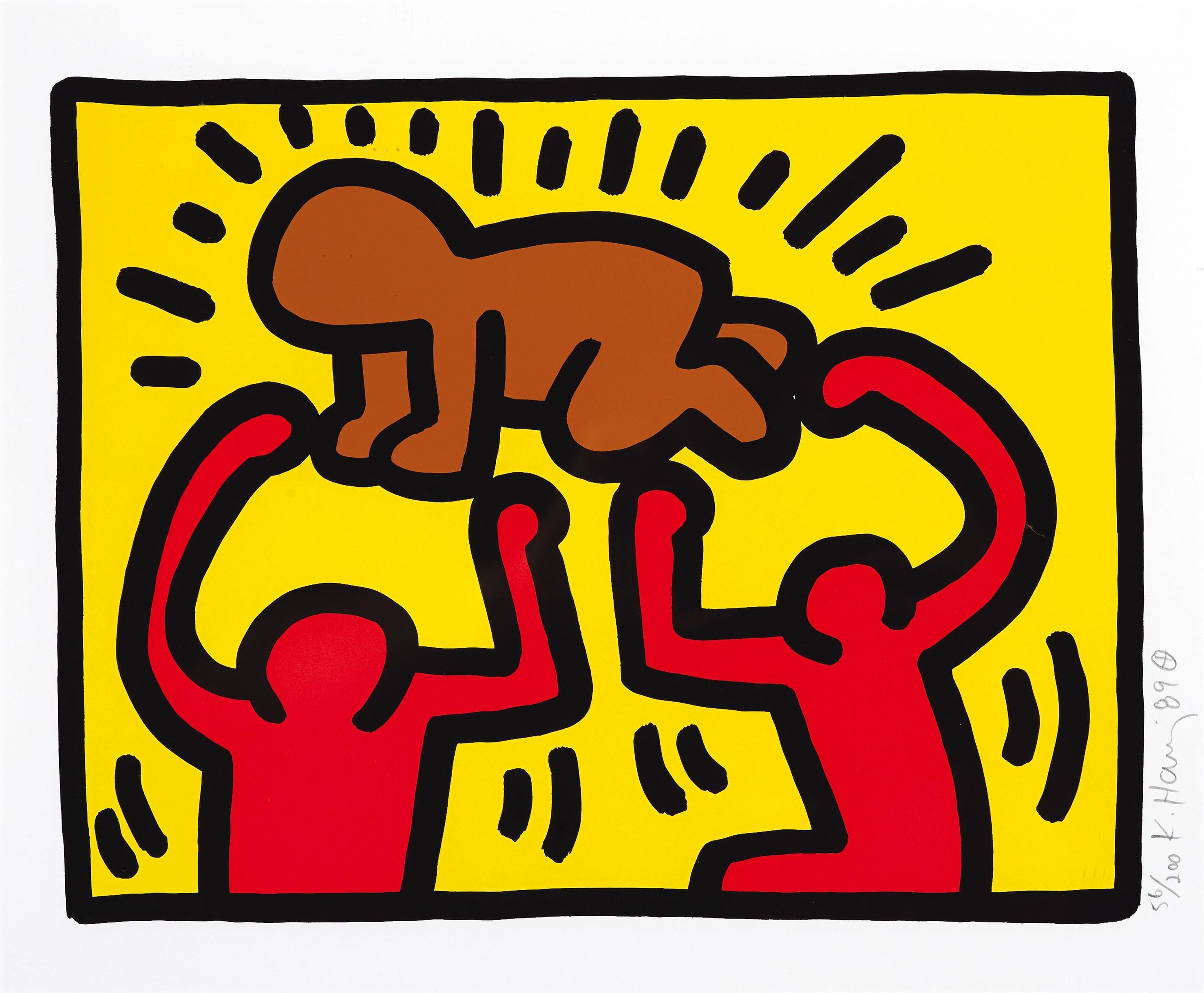 Keith Haring - Keith Haring Lucky Strike (Yellow) For Sale at 1stDibs