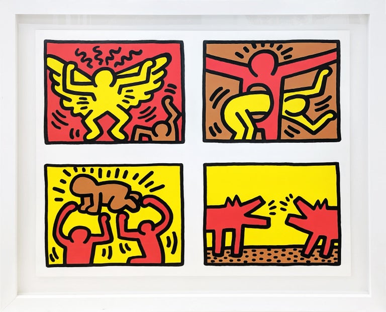Keith Haring - POP SHOP QUAD IV For Sale at 1stDibs