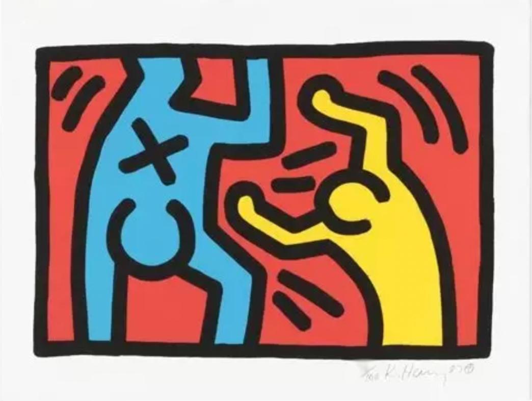 Keith Haring - Untitled D For Sale at 1stDibs