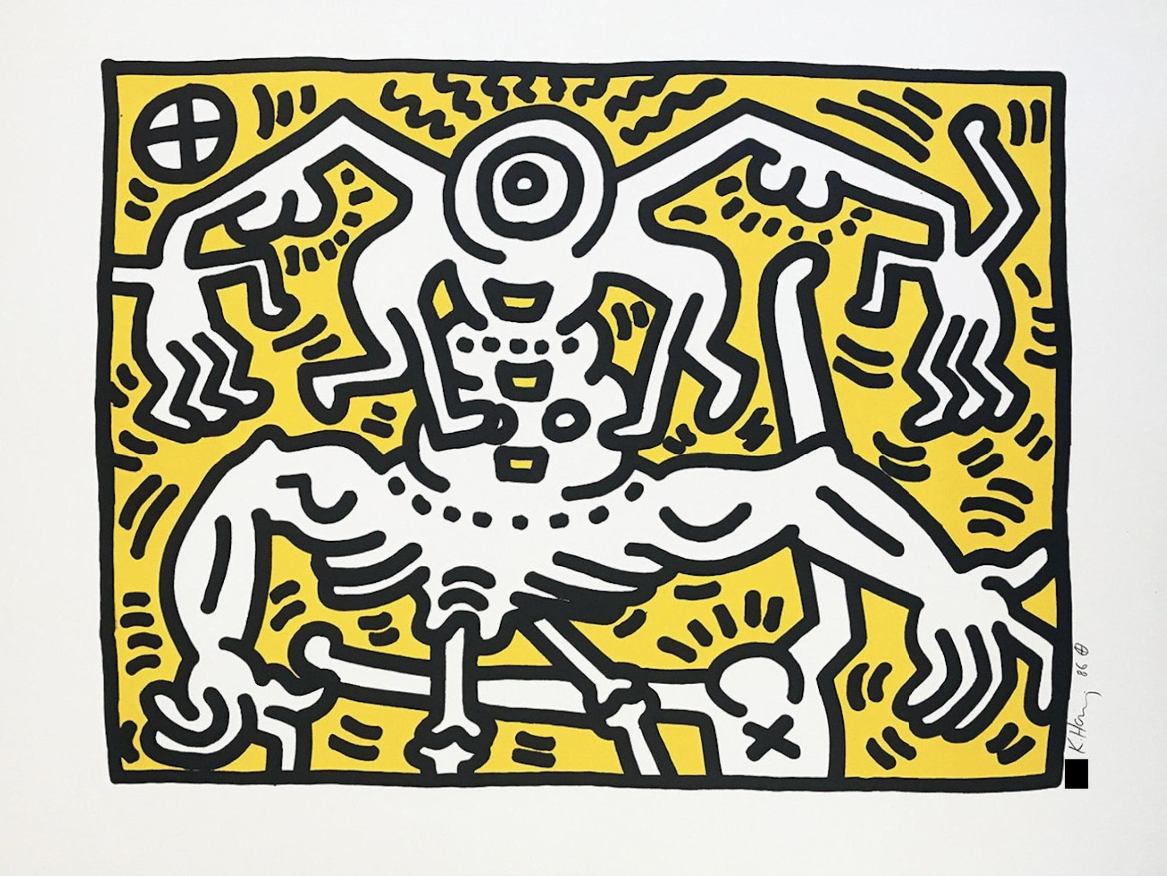 Keith Haring - Aids: Trading Fears for Facts (Keith Haring prints) at ...