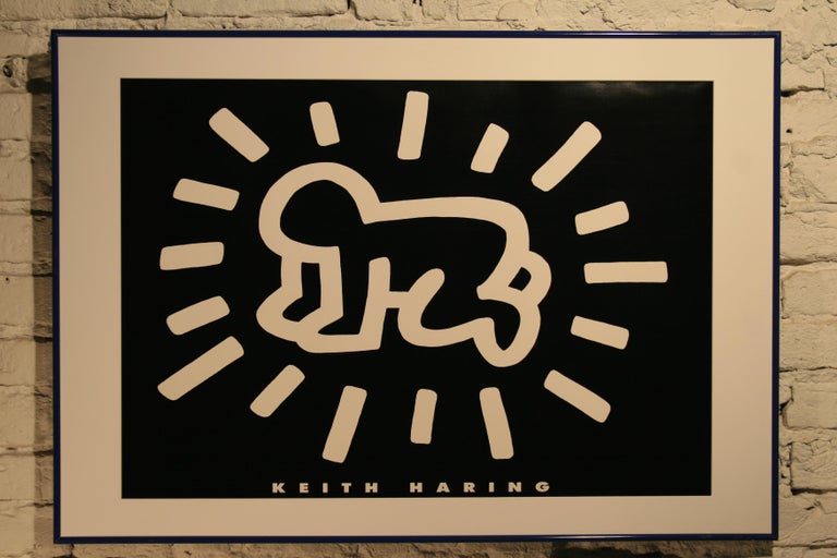 Keith Haring Radiant Baby 1993 Modern Art Poster For Sale at 1stDibs