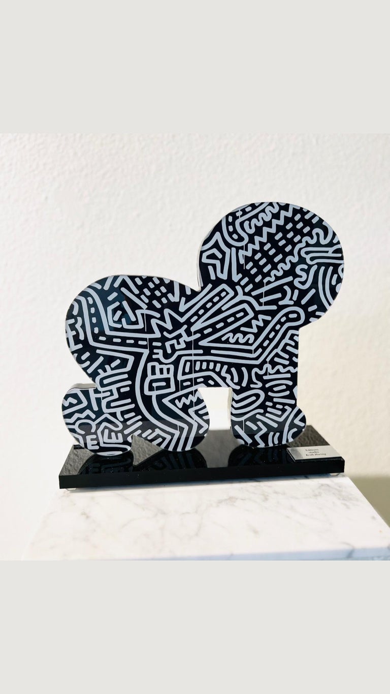 Keith Haring - Baby (Yellow) COA For Sale at 1stDibs