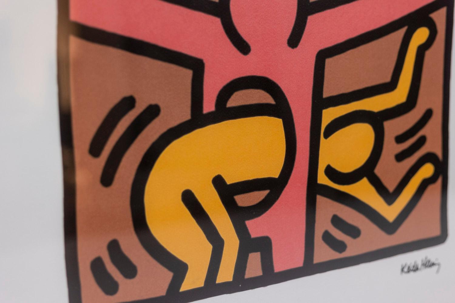 Keith Haring, Silkscreen, 1990s For Sale at 1stDibs