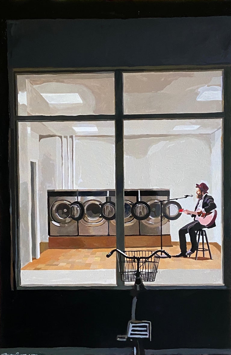 Keith Thomson - A Gig's a Gig, Original Painting For Sale at 1stDibs