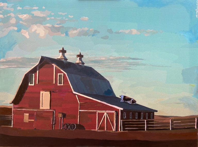 Keith Thomson - Barnstormer, Original Painting For Sale at 1stDibs