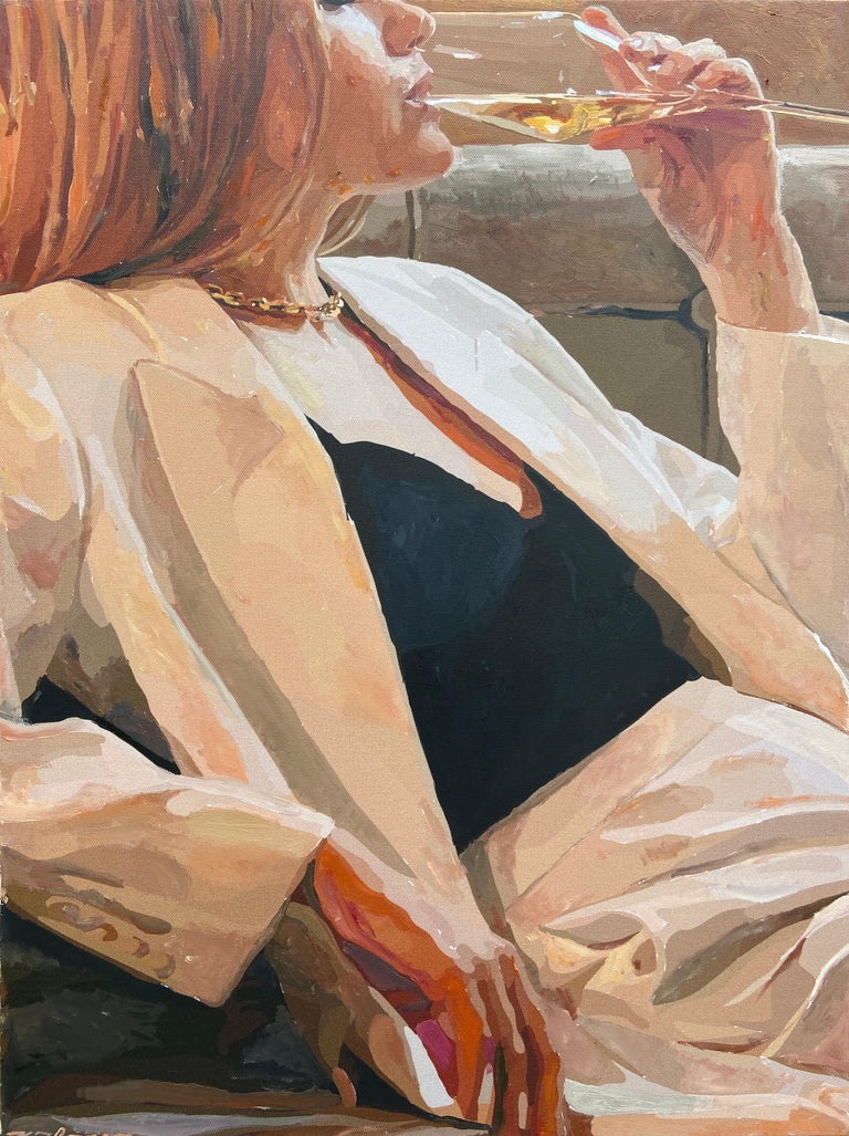 Keith Thomson - vendredi 5:47 p.m., peinture d'origine en vente sur 1stDibs