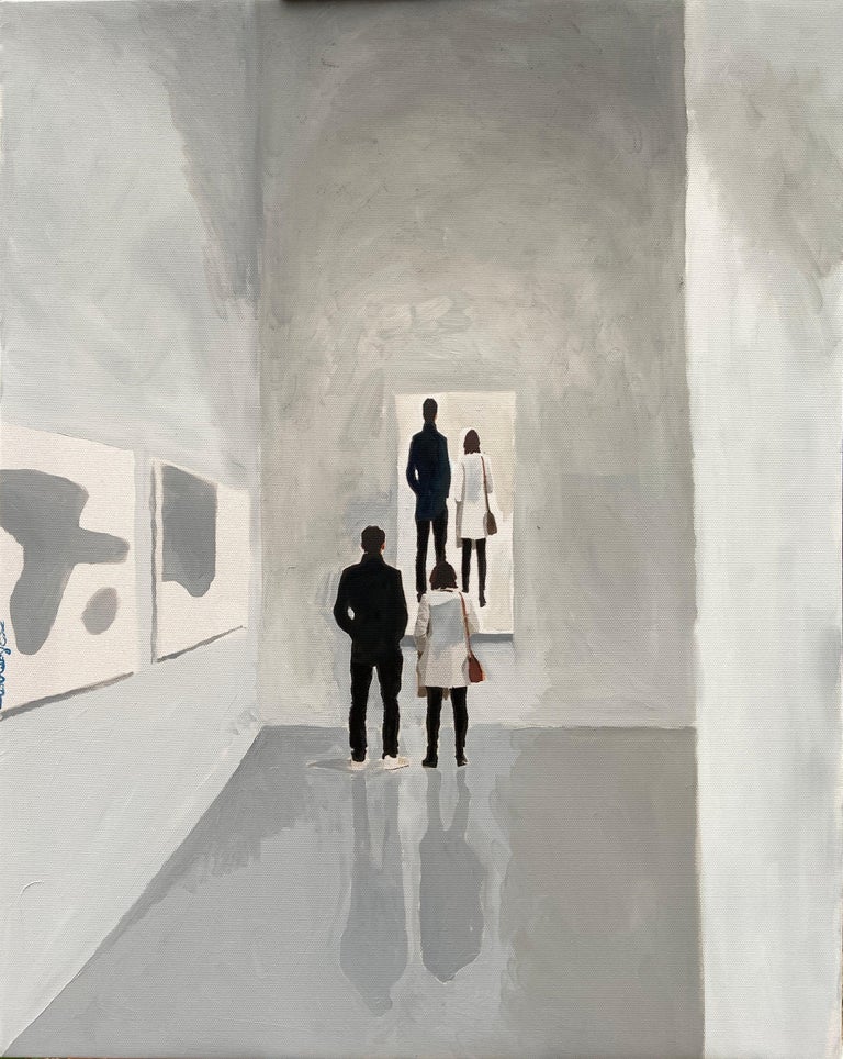 Keith Thomson - Life Imitates, Original Painting For Sale at 1stDibs