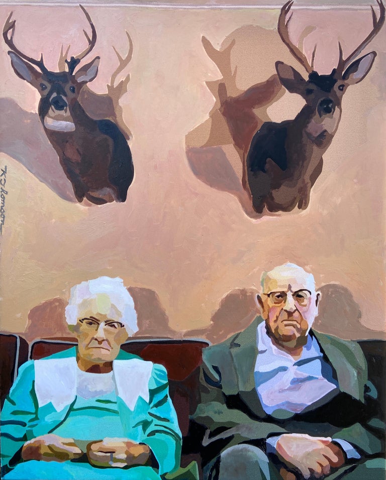 Keith Thomson - Les Harts, peinture d'origine sur 1stDibs