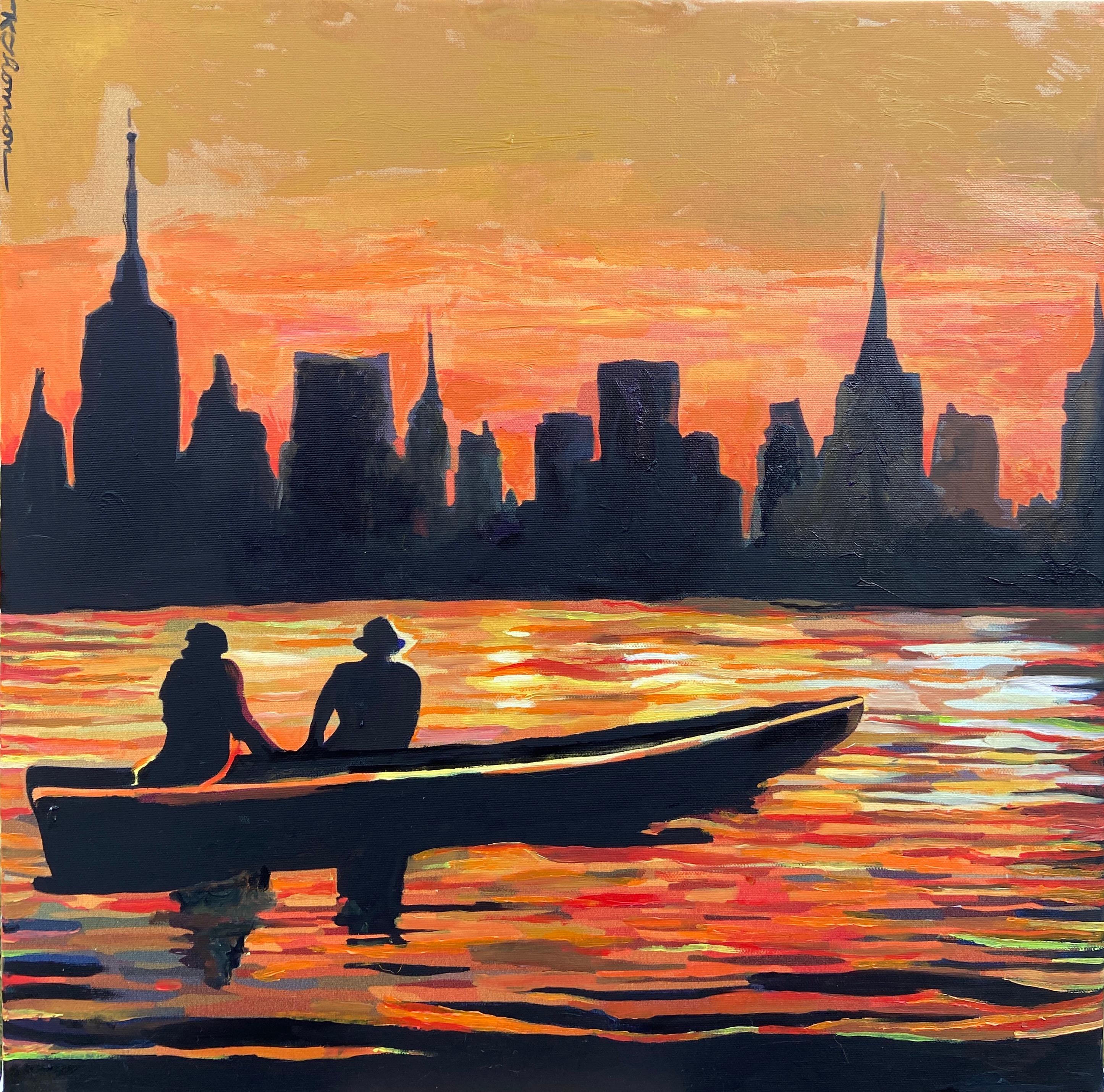 Keith Thomson - Paris in the Fall, Original Painting For Sale at 1stDibs