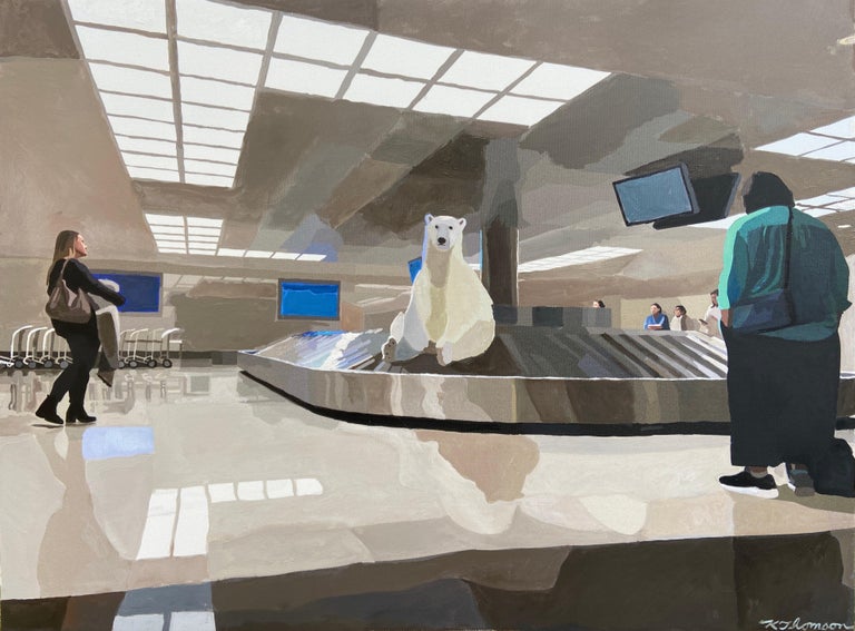 Keith Thomson - The Souvenir, Original Painting For Sale at 1stDibs