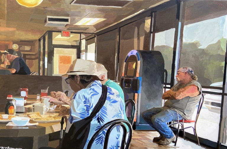 Keith Thomson - The Waffler, Original Painting For Sale at 1stDibs