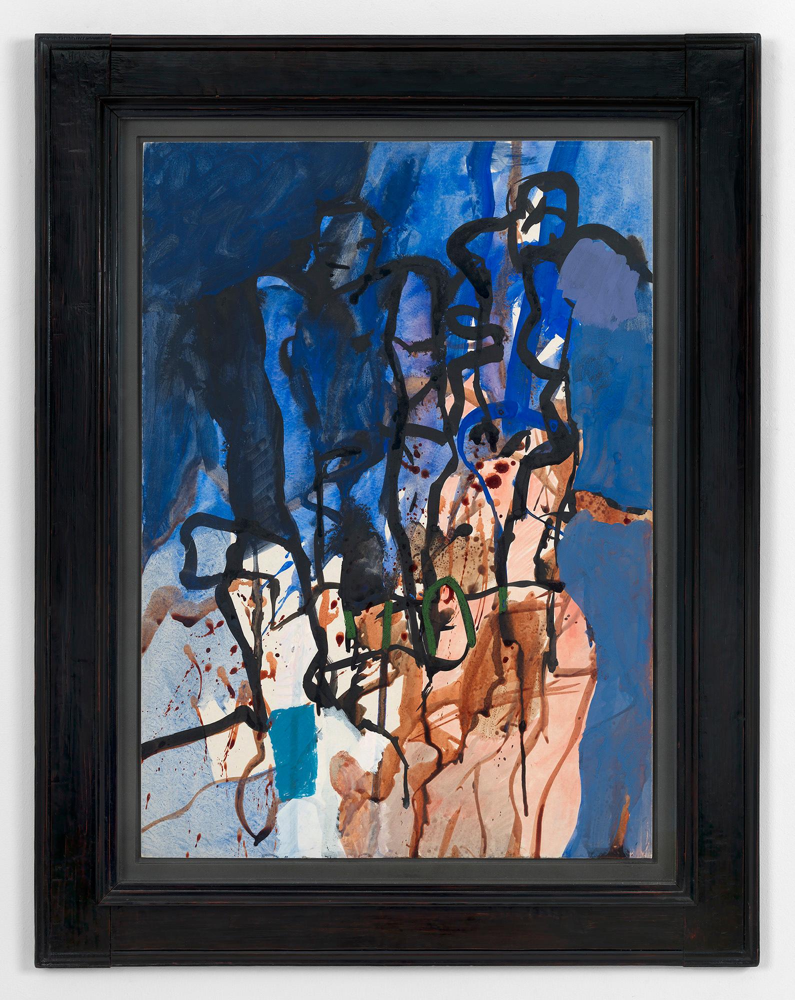 Keith Vaughan - Acrobats - 20th Century, Gouache Painting by Keith ...