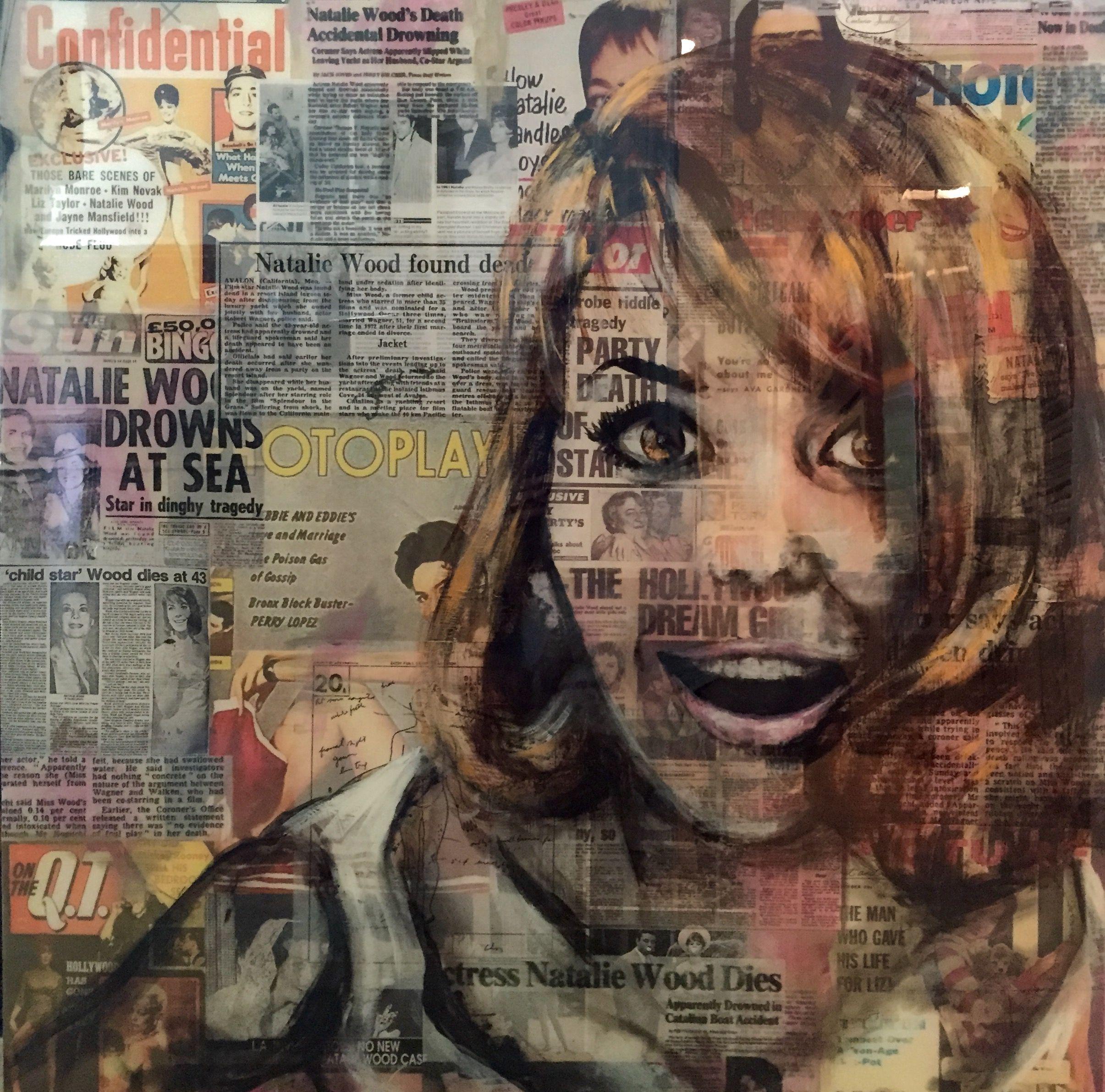 Kelley Ryan - Natalie, Painting, Acrylic on Wood Panel For Sale at 1stDibs