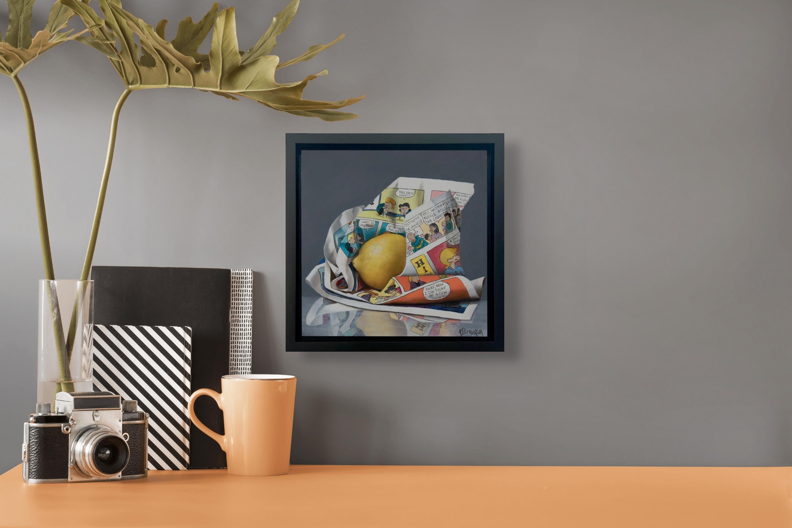 Kelly Birkenruth - "A Silly Citrus" Oil Painting of a Lemon by Kelly ...